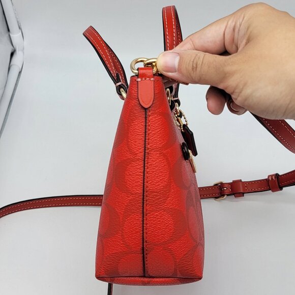 Coach | Bags | Coach Mini Gallery Crossbody In Signature Canvas Ca72 ...